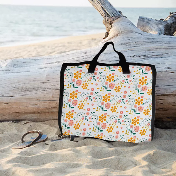 Customize Your Beach Bag- Neon Earth